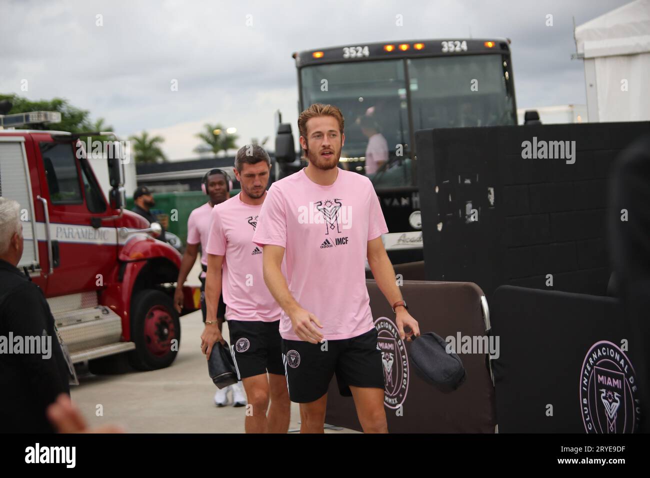 Ryan Sailor arriving for Inter Miami CF v New York City FC, MLS, at DRV ...