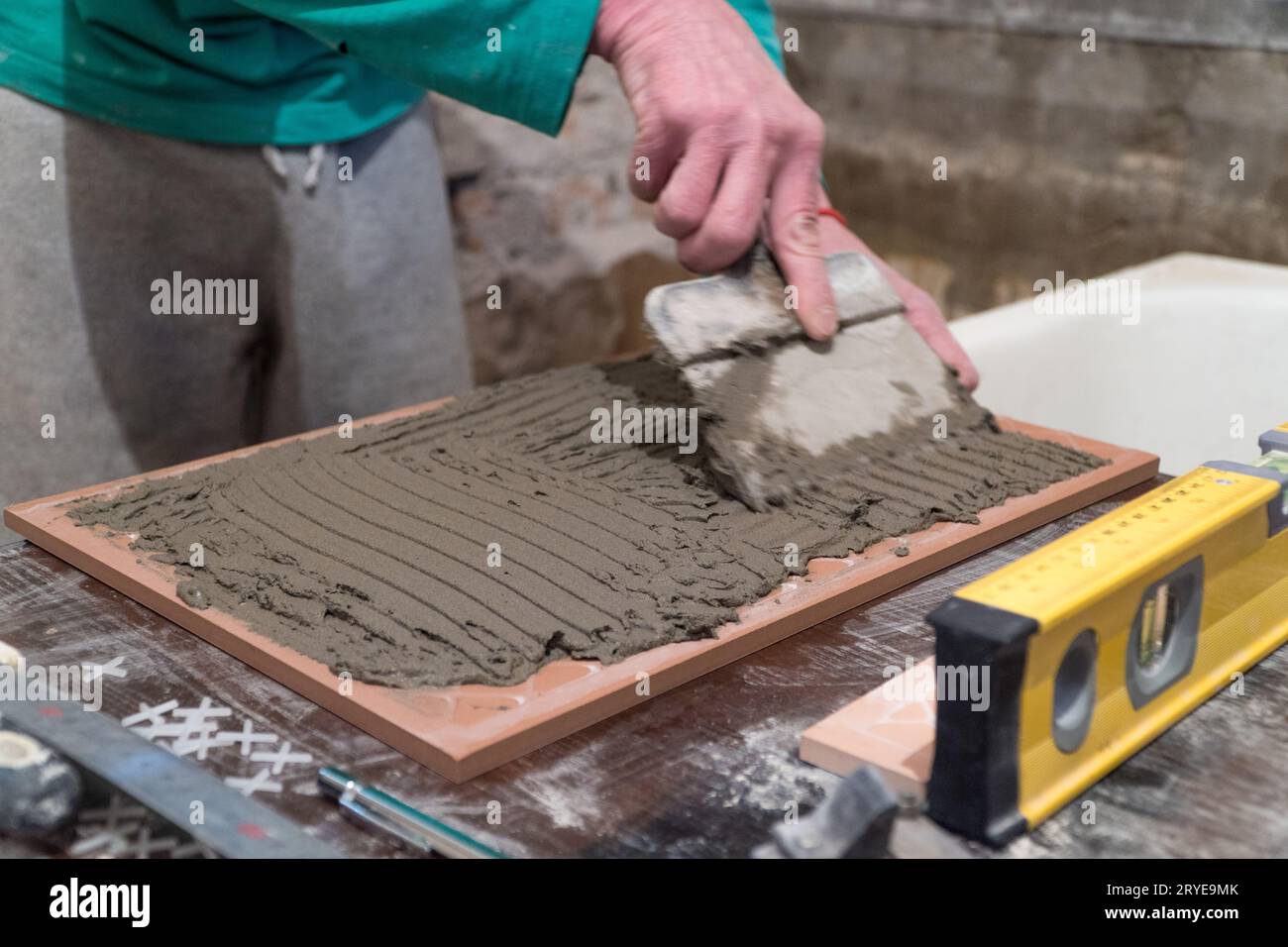 Grout repair hi-res stock photography and images - Alamy