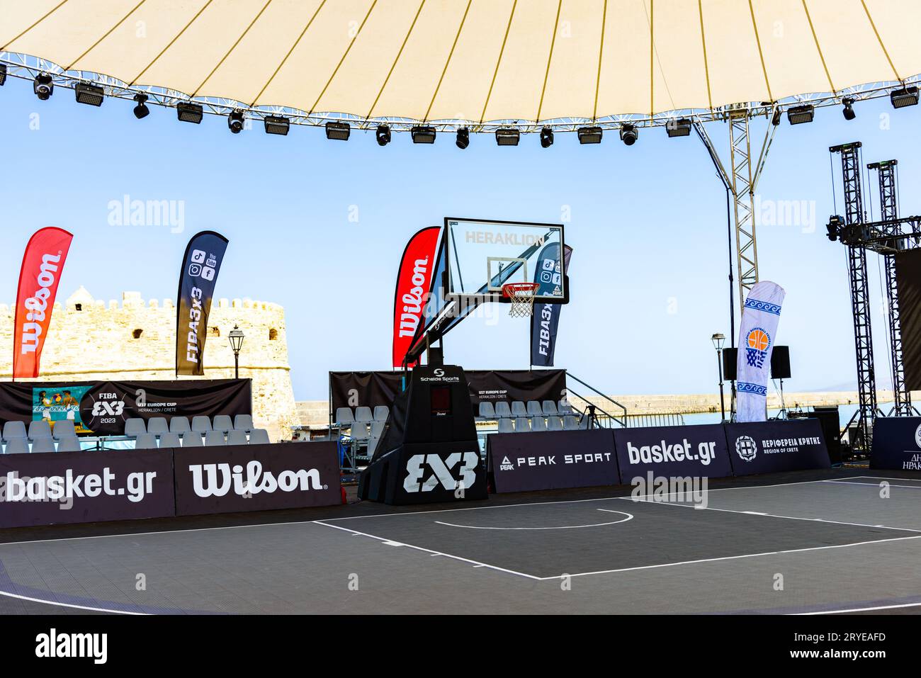 Heraklion, Crete, Greece, 23 September 2023. FIBA U17 Basketball Europe ...
