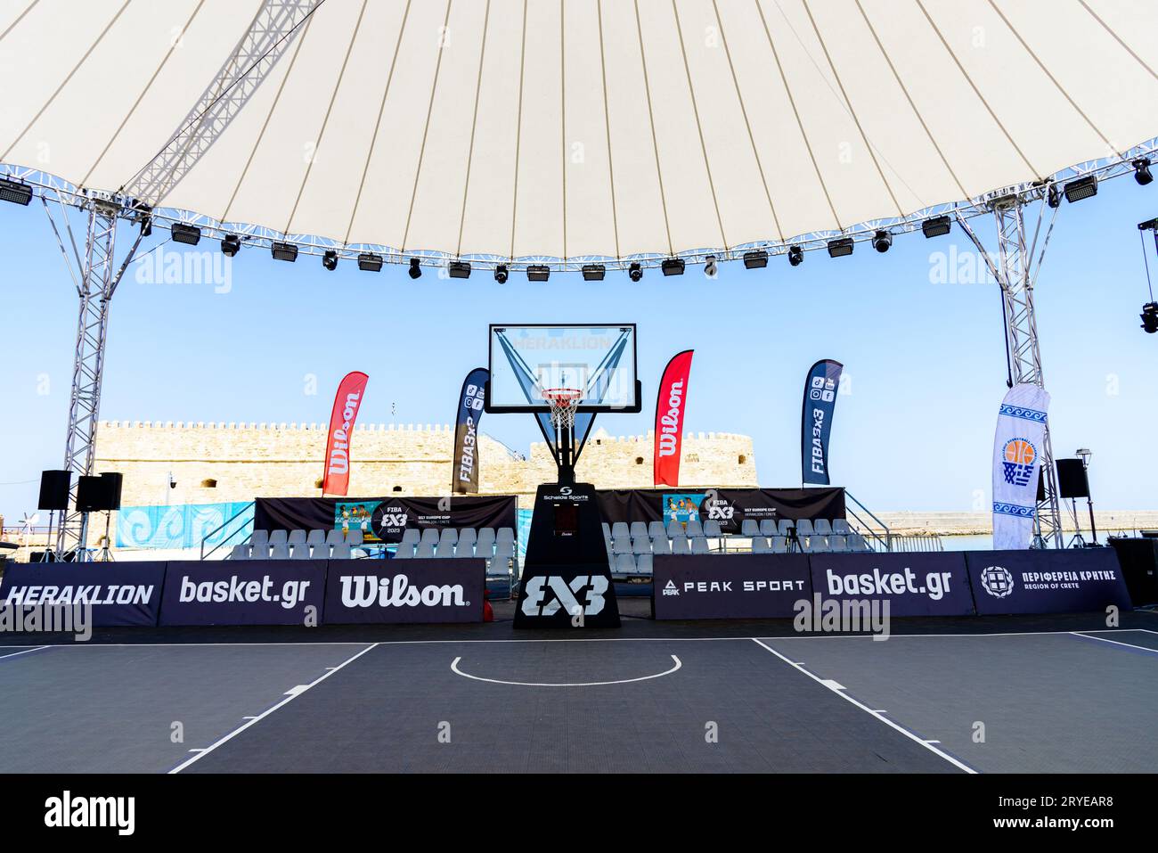 Heraklion, Crete, Greece, 23 September 2023. FIBA U17 Basketball Europe ...