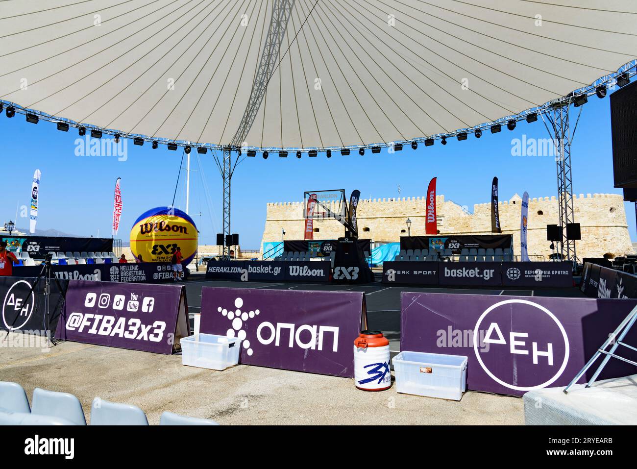 Heraklion, Crete, Greece, 23 September 2023. FIBA U17 Basketball Europe ...