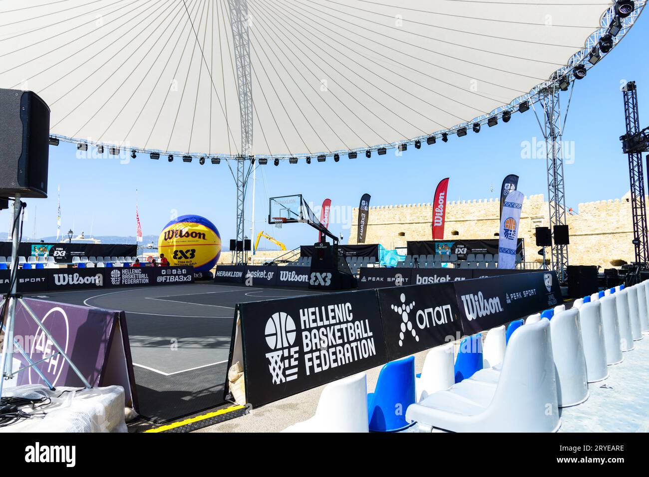 Heraklion, Crete, Greece, 23 September 2023. FIBA U17 Basketball Europe ...