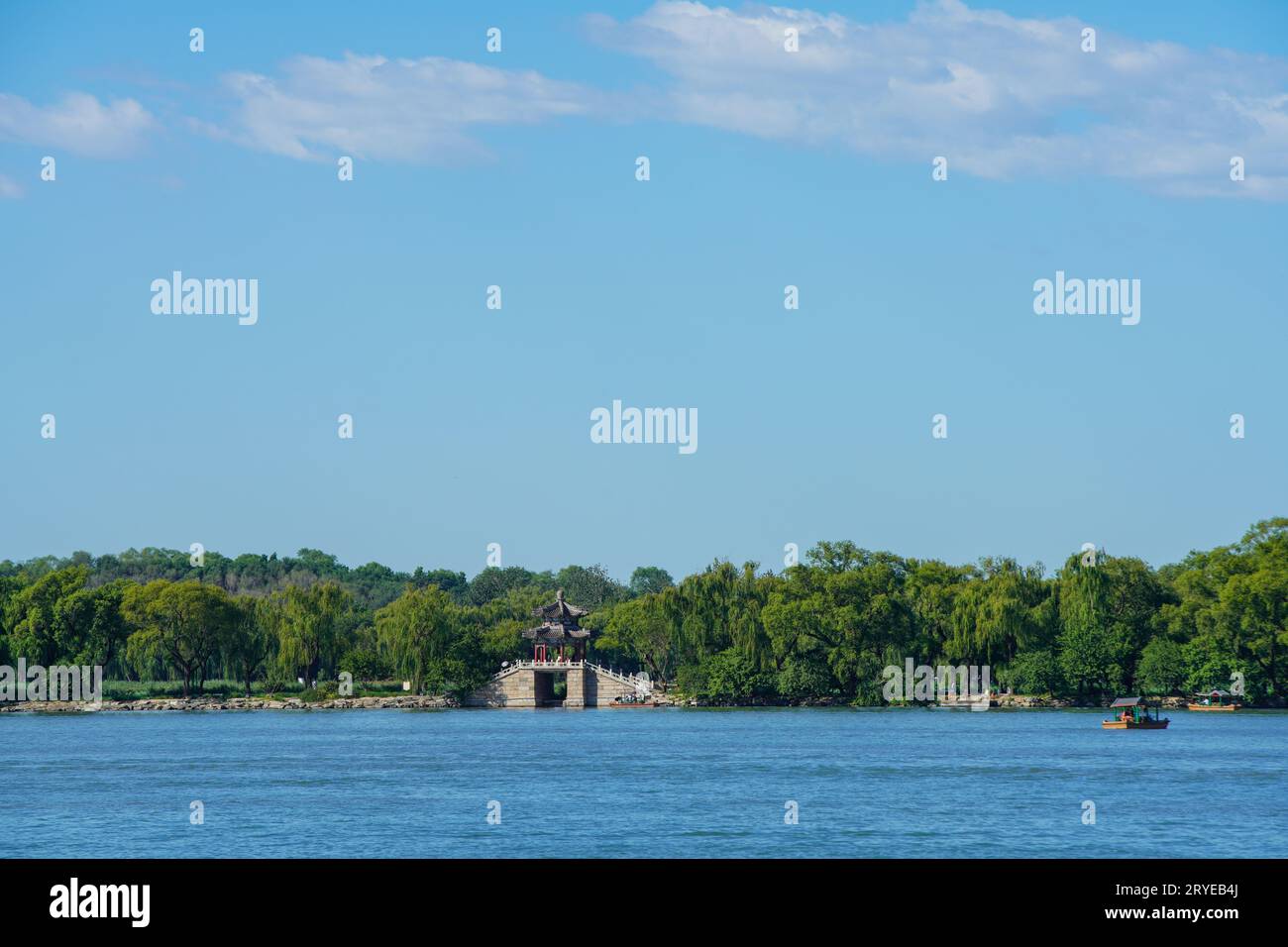 Beijing City, China - July 8, 2023: Stone bridge architectural ...