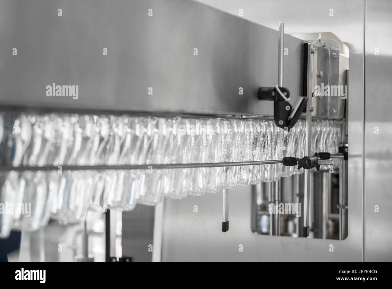 Equipment at the milk factory Stock Photo - Alamy