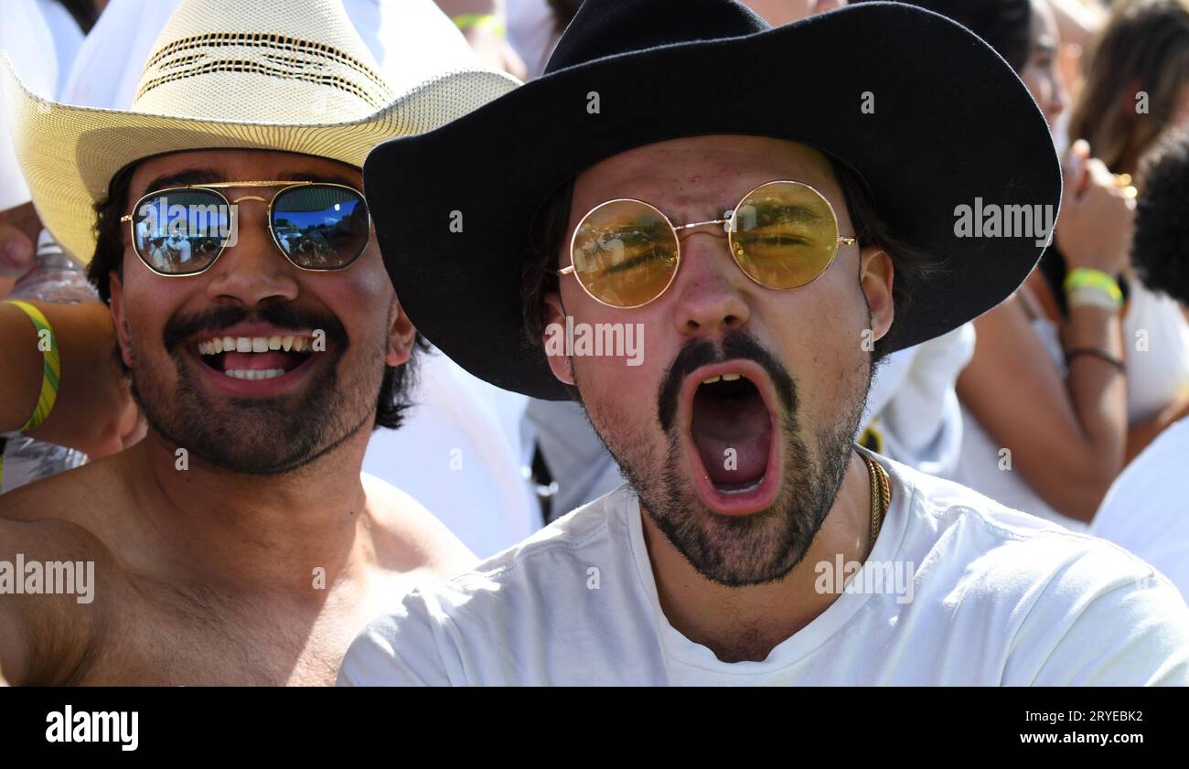 Boulder, United States. 30th Sep, 2023. Colorado fans cheer on their ...