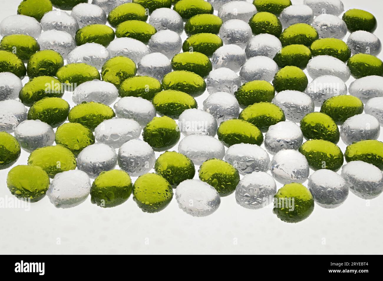 Round plastic pebbles Stock Photo - Alamy