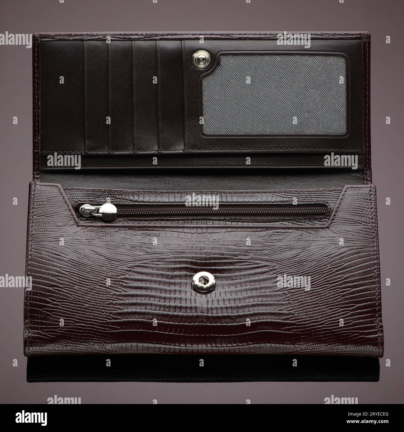 Closeup brown leather wallet hi-res stock photography and images - Alamy