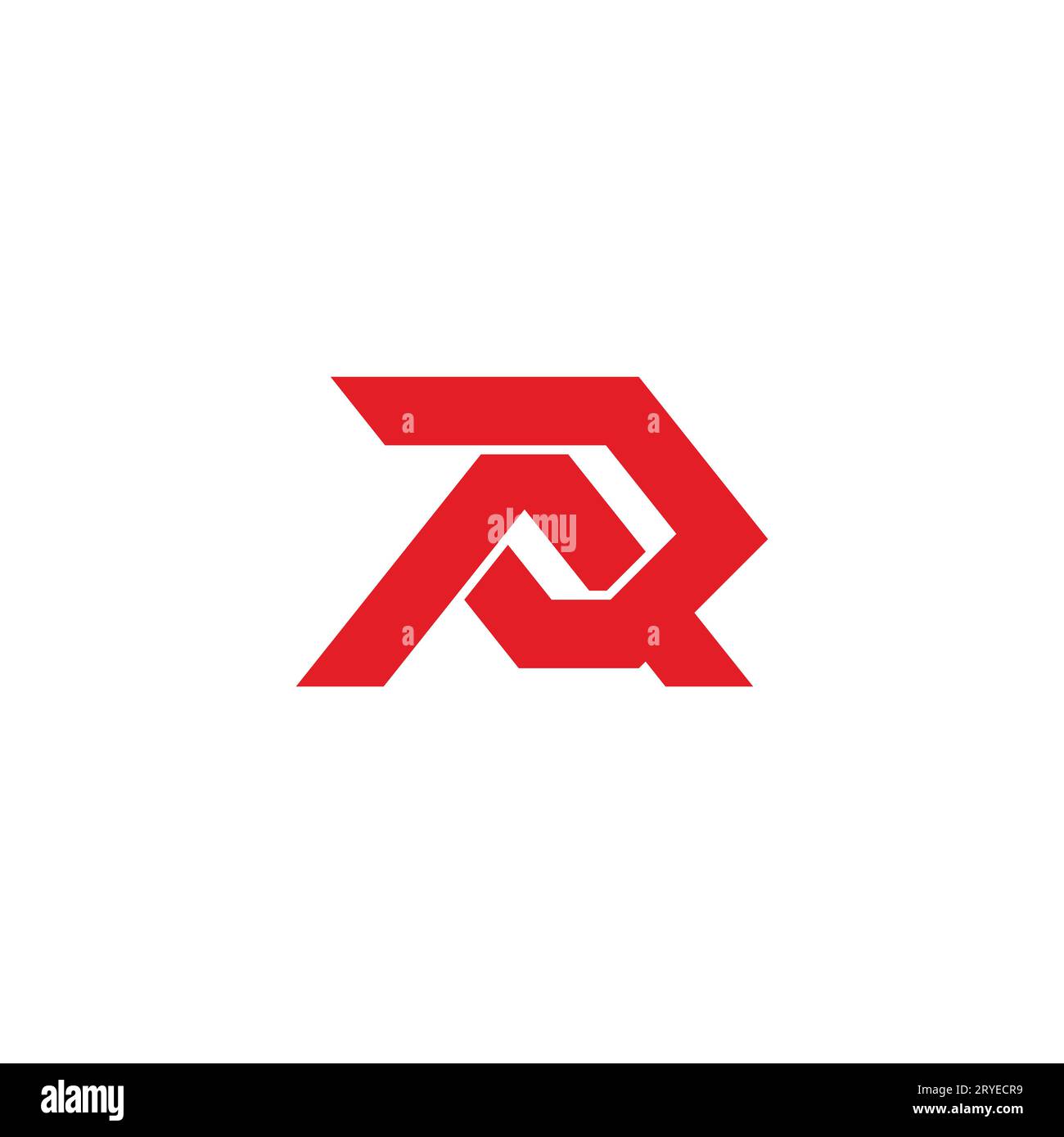 letter ar arrow simple geometric overlap logo vector Stock Vector Image ...
