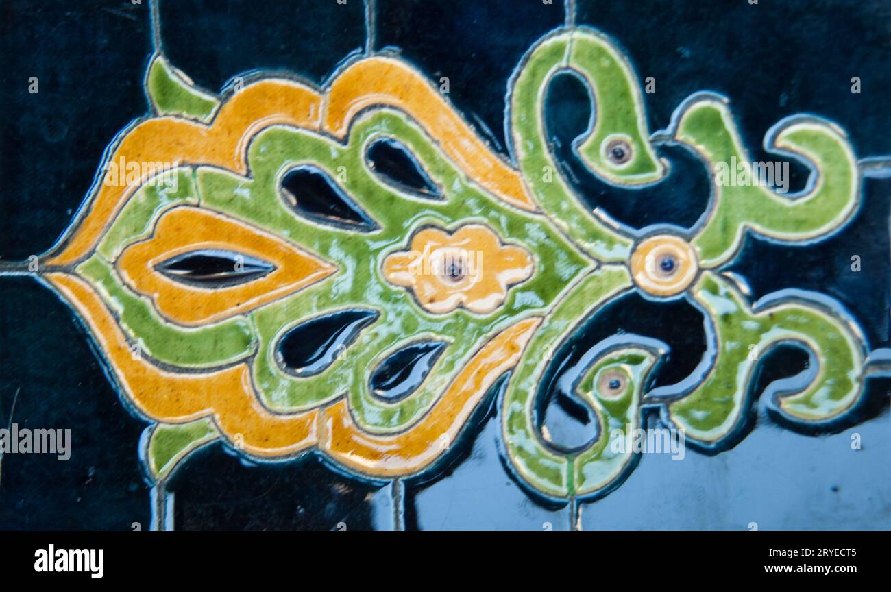 Asian ceramic patterns Stock Photo - Alamy