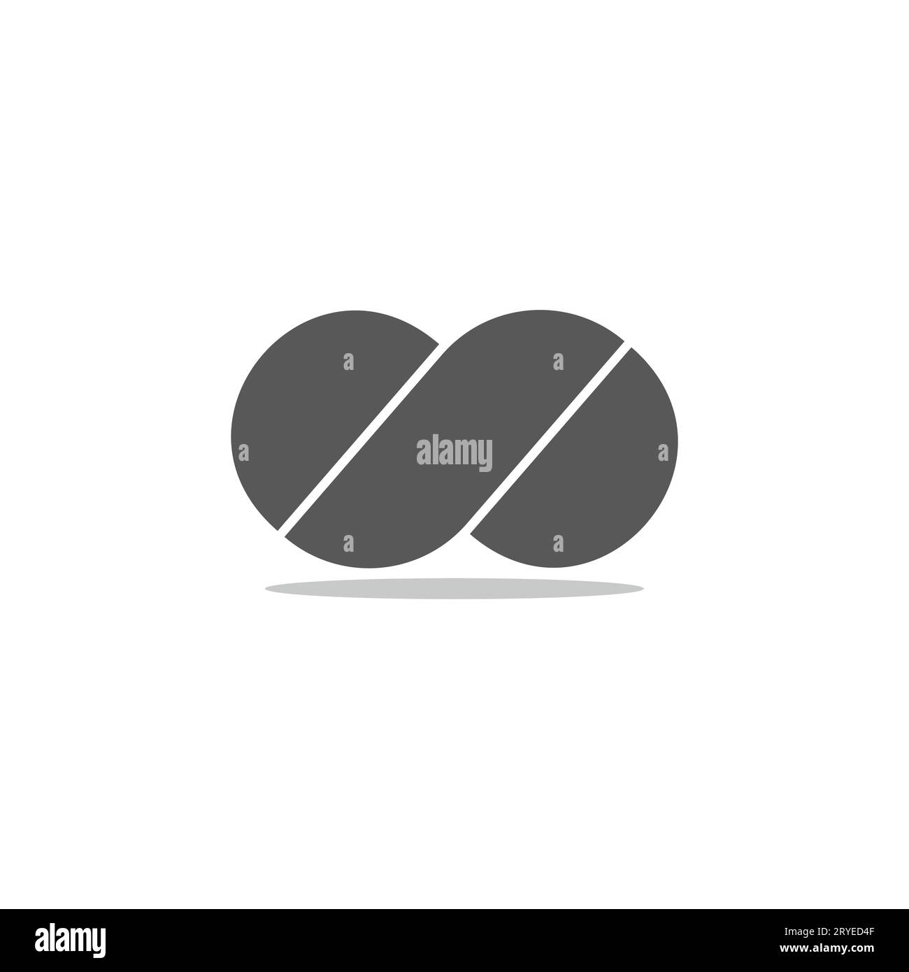 circle stripes geometric infinity symbol logo vector Stock Vector Image ...