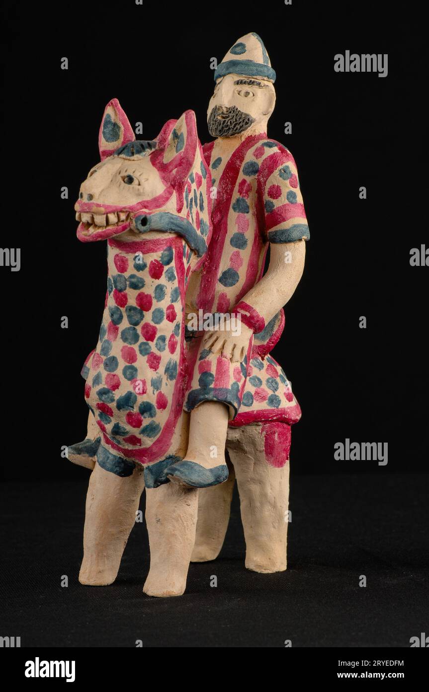 Colored toy from clay Stock Photo - Alamy