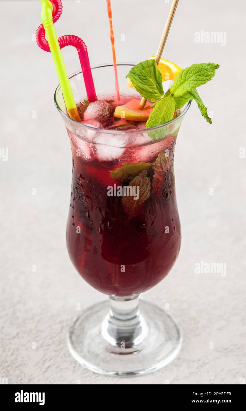 Fresh beverage in glass hi-res stock photography and images - Alamy