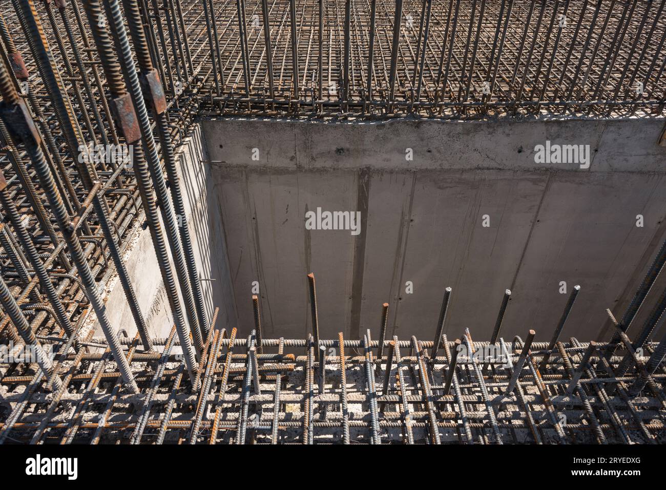 Metal construction bars Stock Photo - Alamy