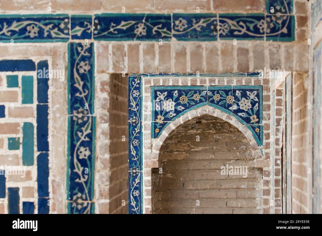 Elements of ancient architecture of Central Asia Stock Photo - Alamy