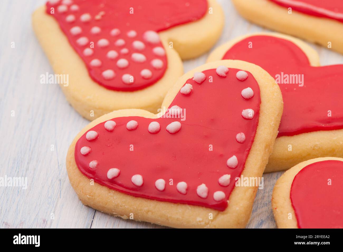 Heart hearts cookies shape hi-res stock photography and images - Alamy