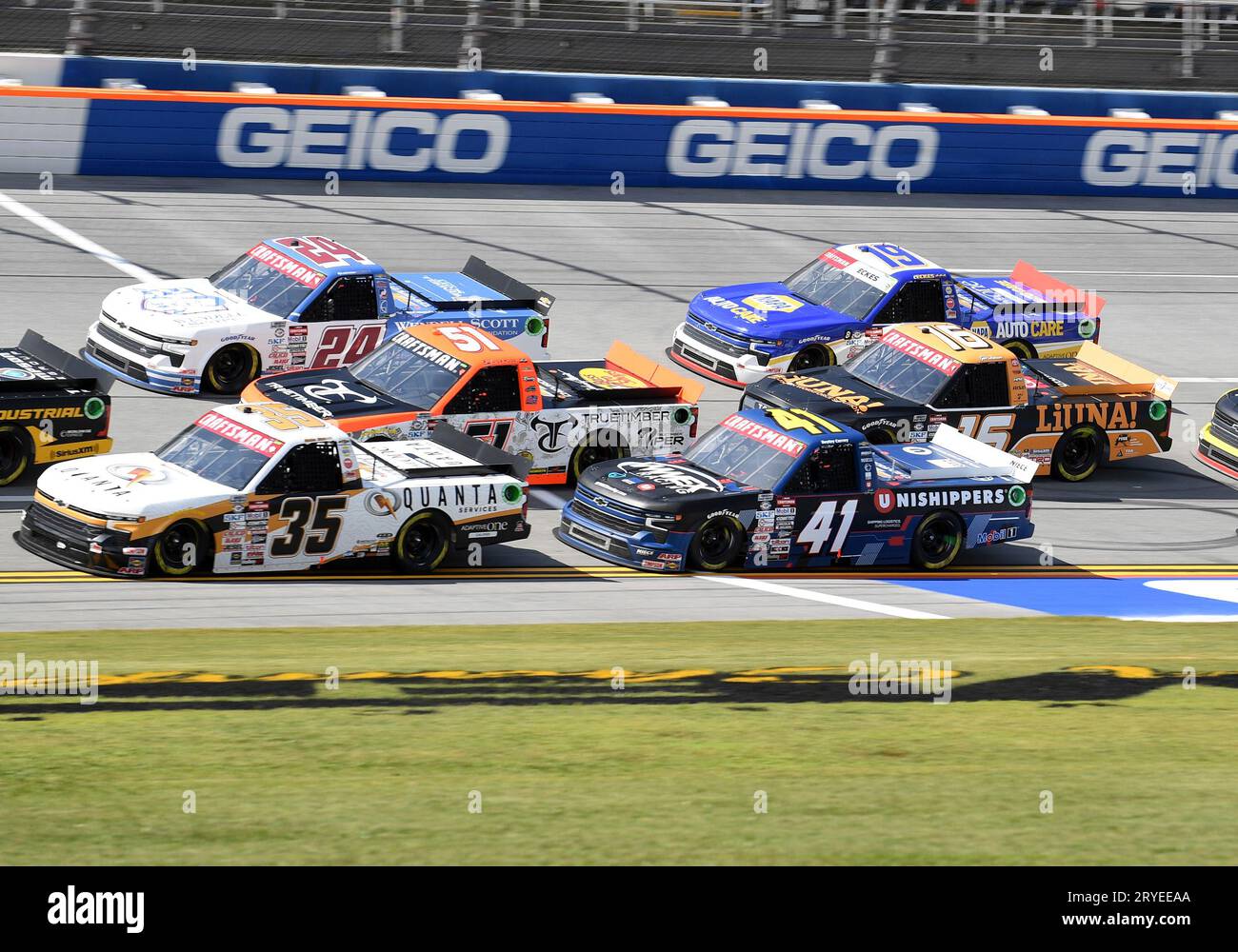 TALLADEGA, AL - SEPTEMBER 30: Jake Garcia (#35 McAnally Hilgemann ...