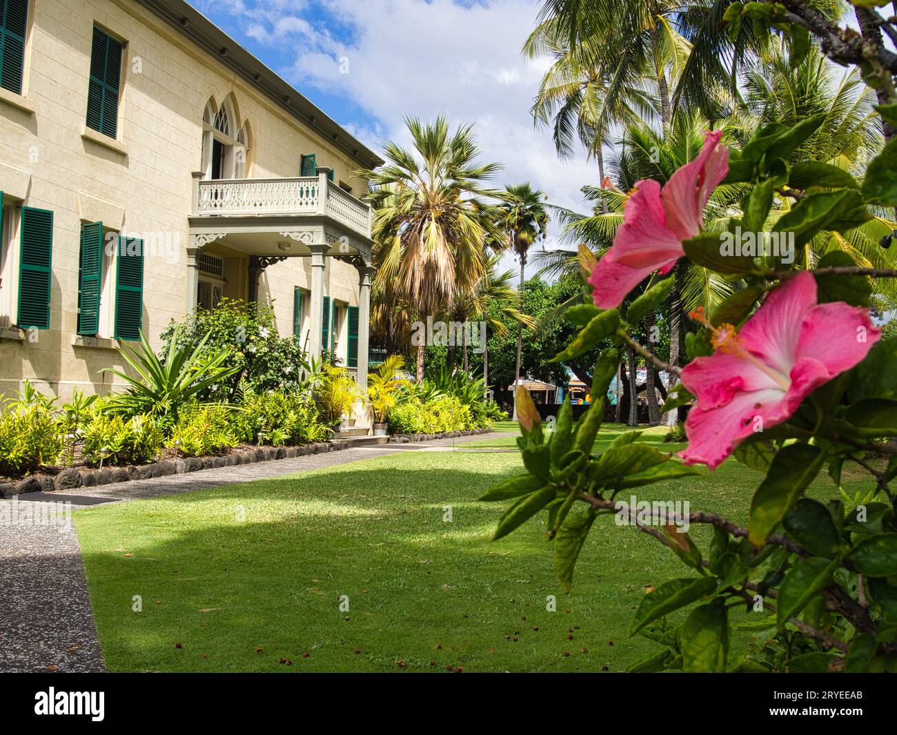 Hulihee palace alii drive hi-res stock photography and images - Alamy