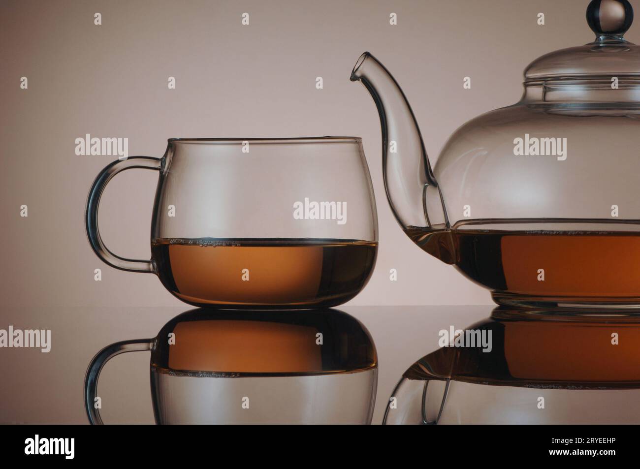 Glass kettle tea bowl hi-res stock photography and images - Alamy
