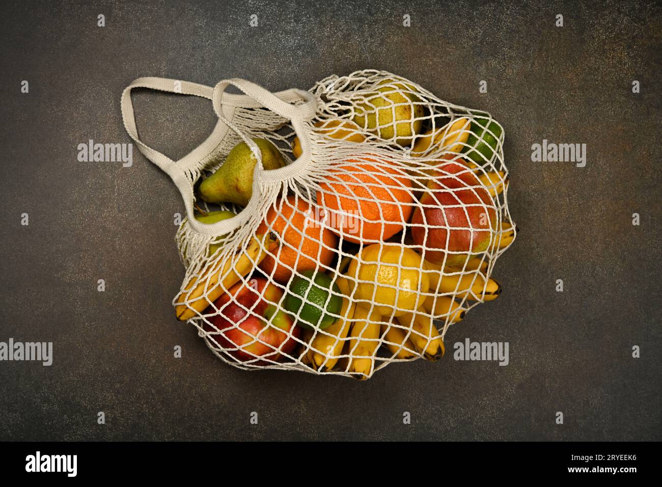 Food bag fresh fruits hi-res stock photography and images - Alamy