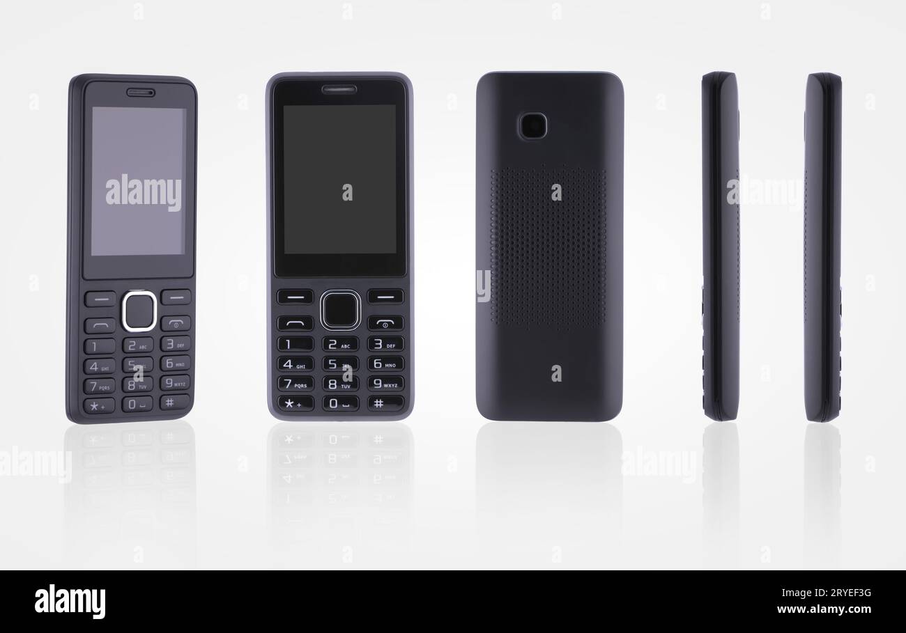 Button mobile phone Stock Photo - Alamy