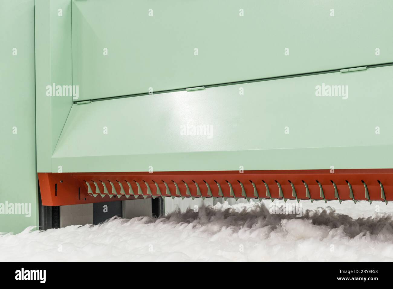 Carding machine in textile factory Stock Photo - Alamy