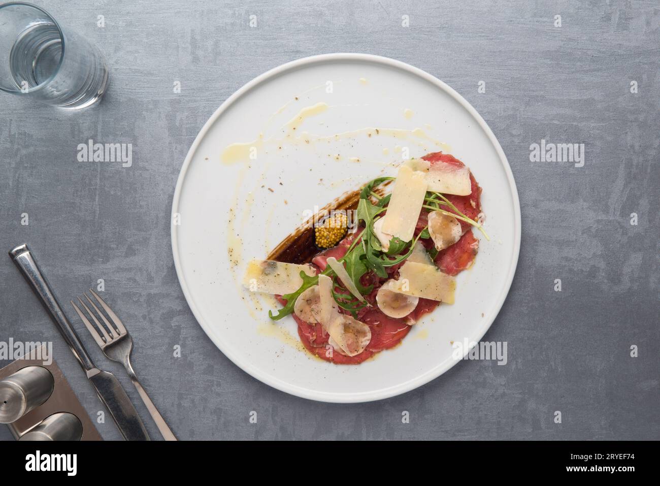 The food, the view from the top Stock Photo - Alamy