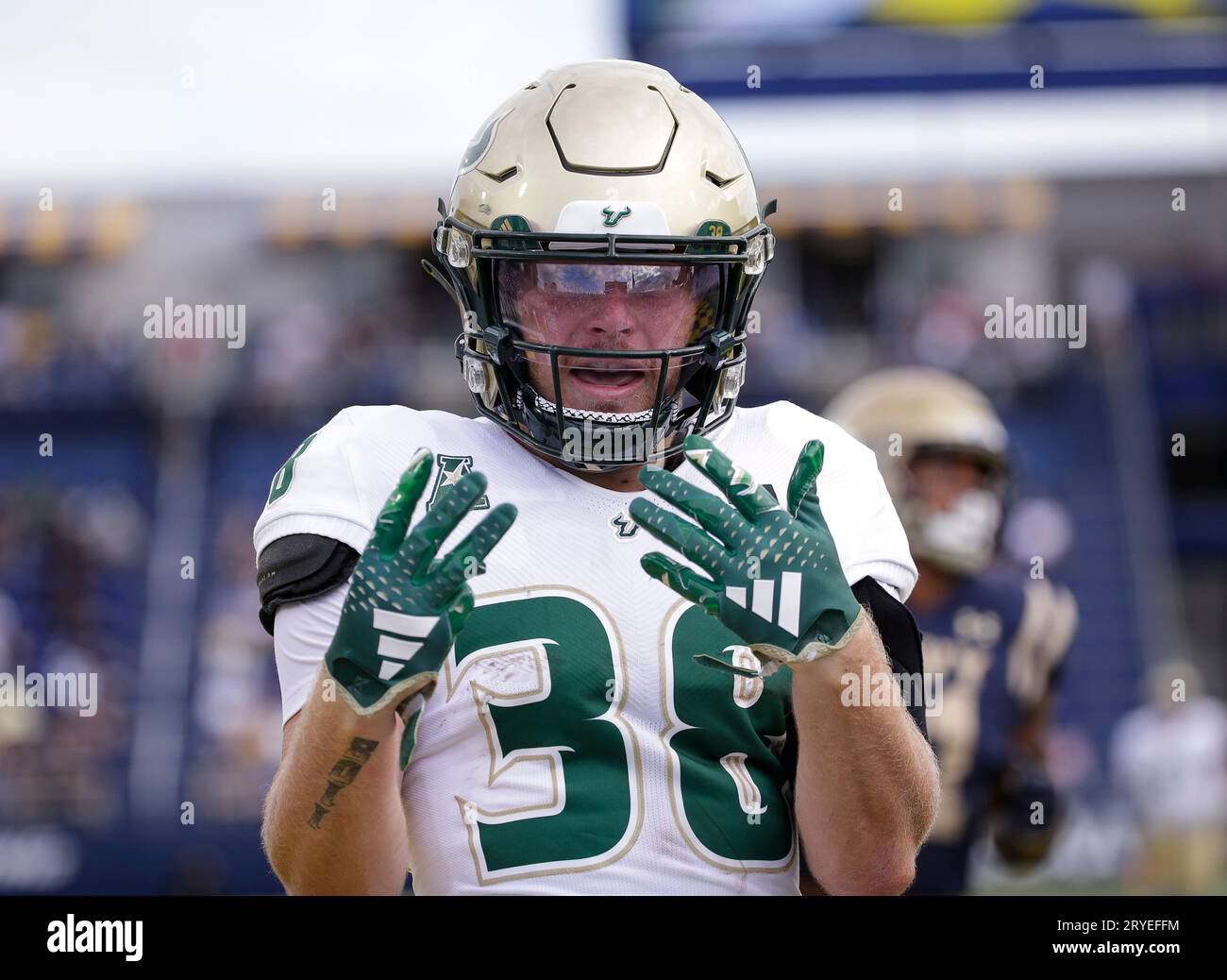 Annapolis, MD, USA. 30th Sep, 2023. South Florida Bulls WR #38 Sean ...