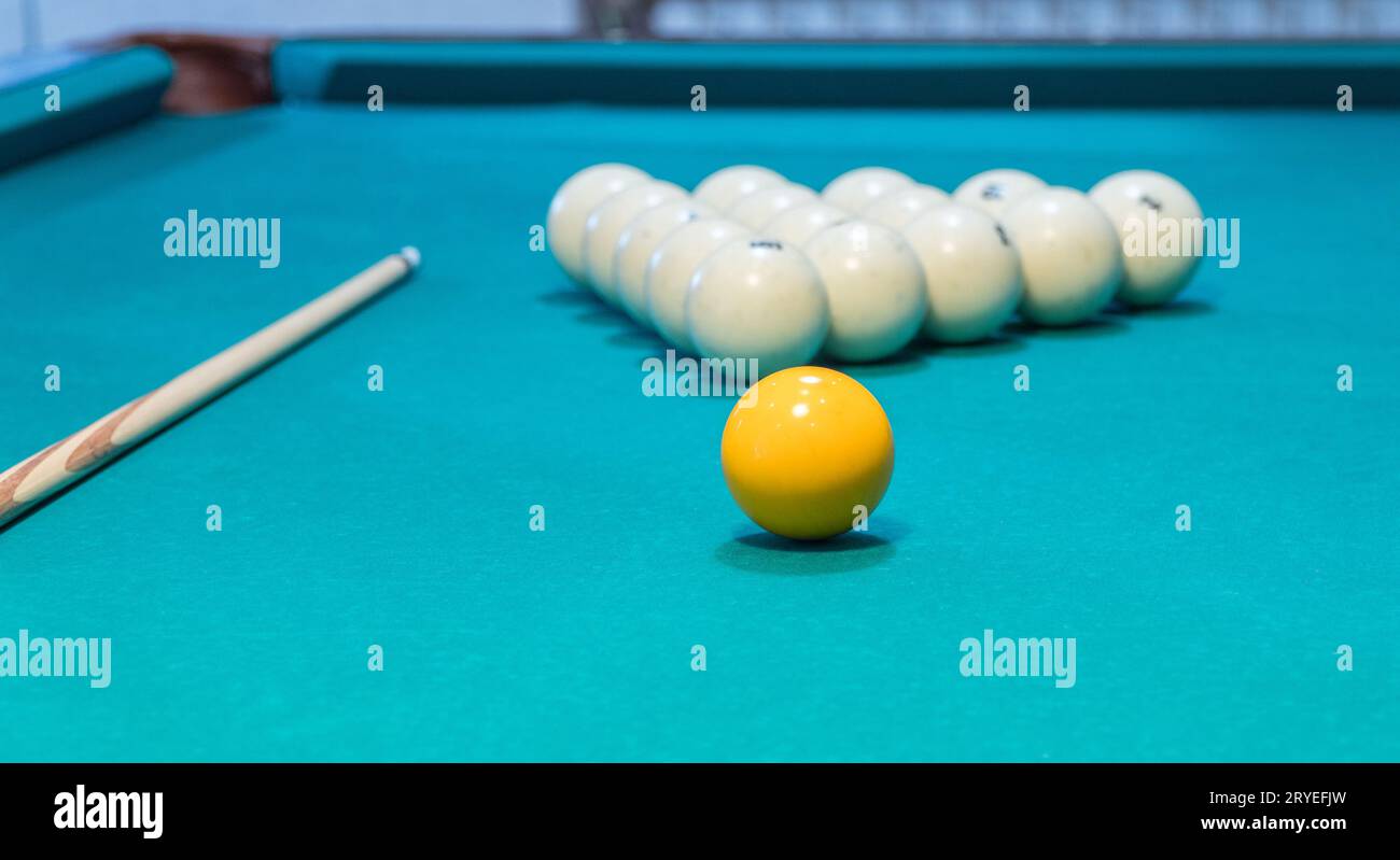 Game of billiards Stock Photo - Alamy