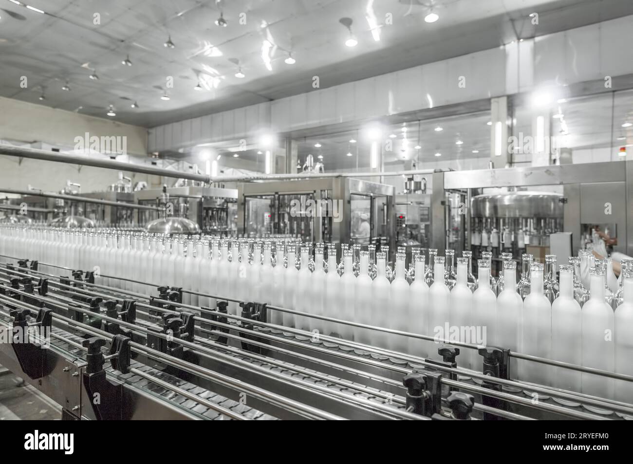 For the production of glass bottles factory Stock Photo - Alamy