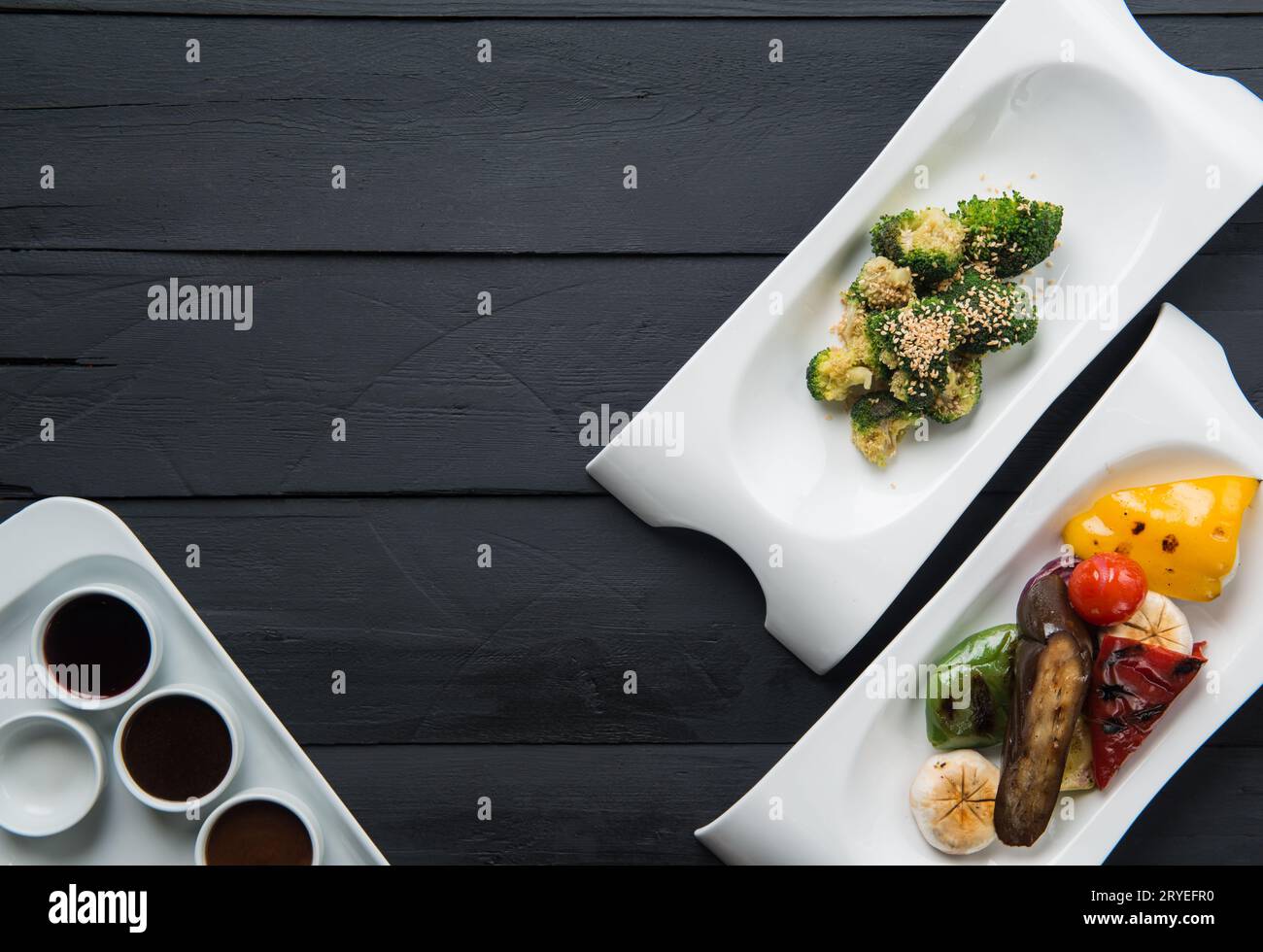 Top view meal hi-res stock photography and images - Alamy