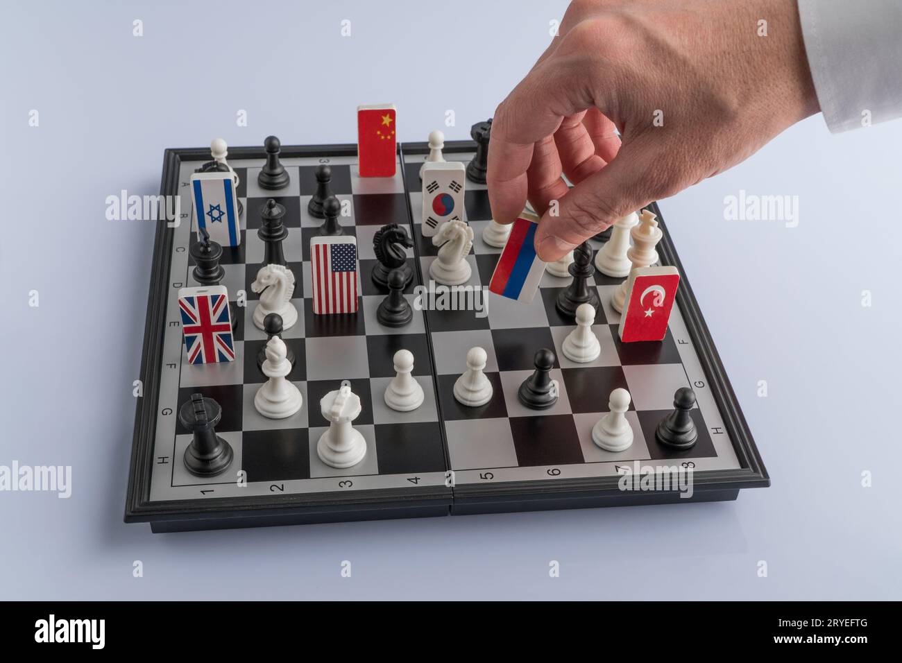 Flags different countries russia hi-res stock photography and images ...