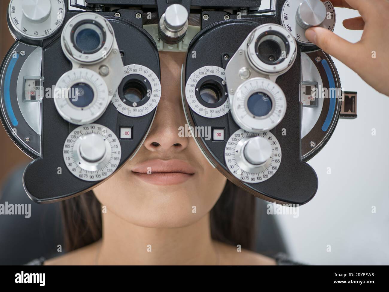 Eye test chart machine hi-res stock photography and images - Alamy