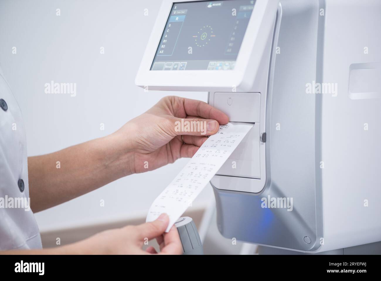 Equipment in the eye clinic Stock Photo - Alamy
