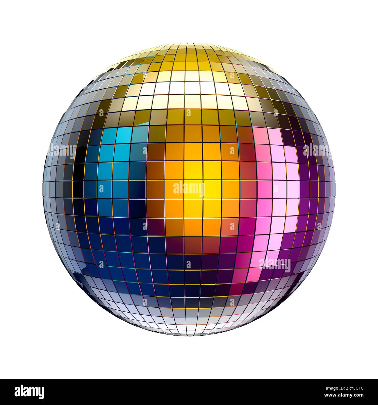 Shiny disco ball music Cut Out Stock Images & Pictures - Alamy