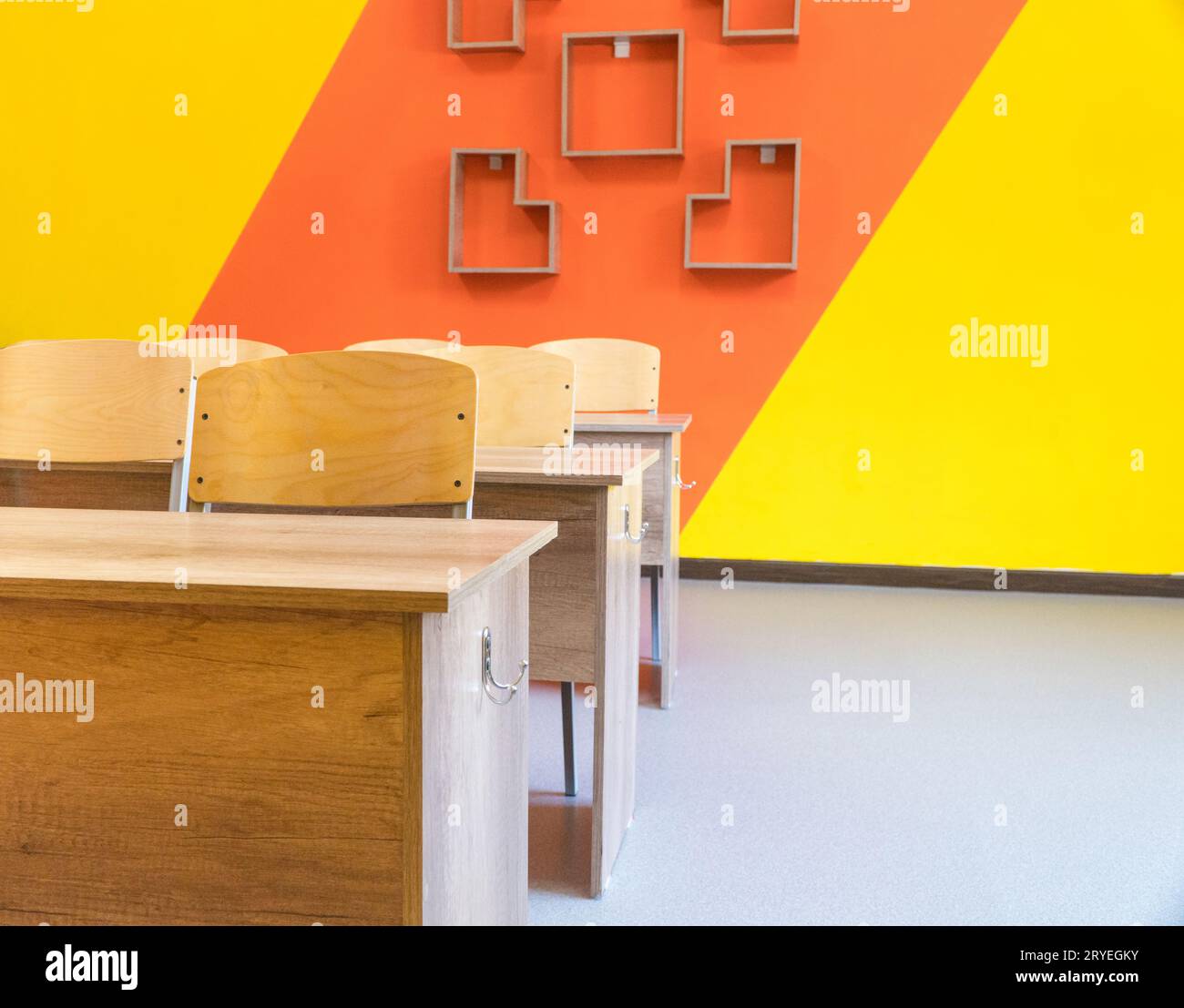 Interior of a school classroom Stock Photo - Alamy