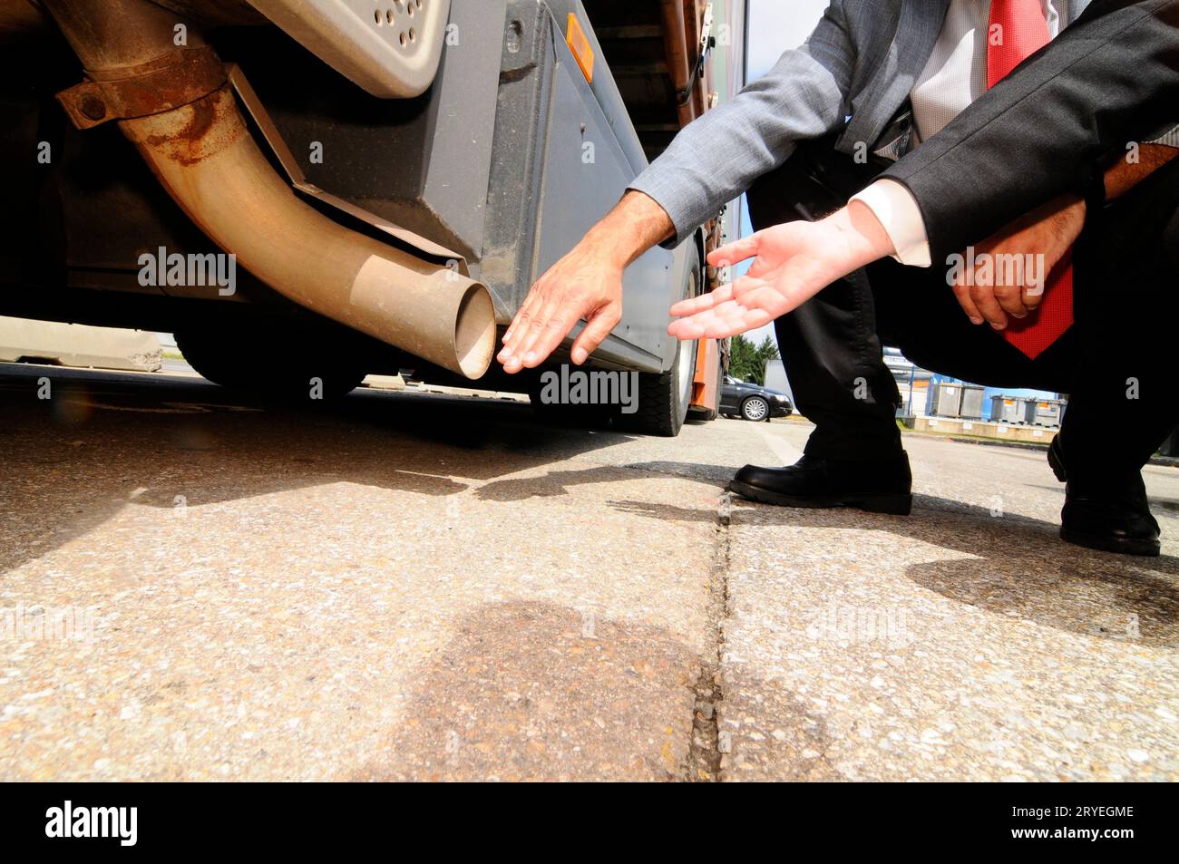 Exhaust gases air pollution hi-res stock photography and images - Alamy