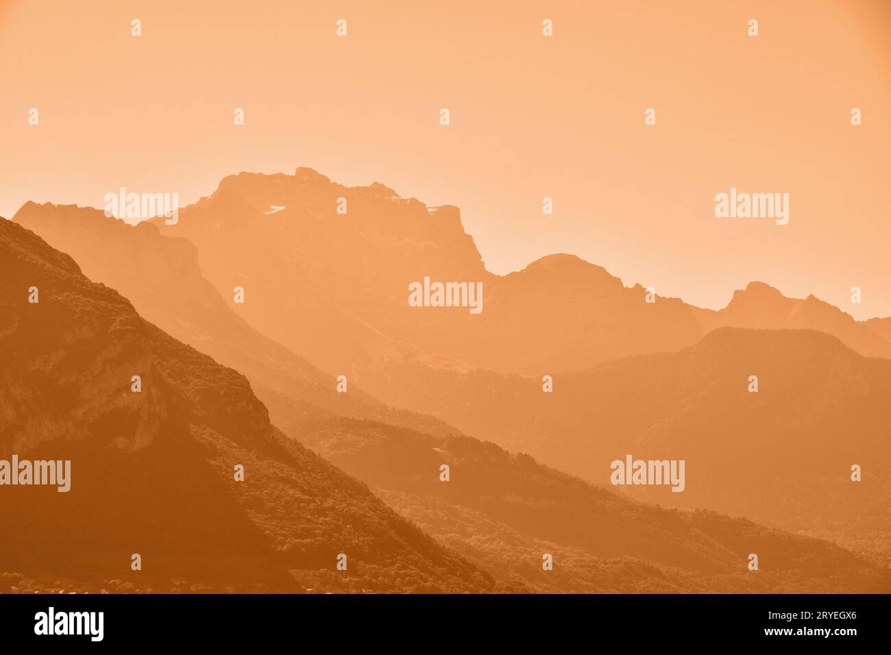 Aerial sunset landscape hi-res stock photography and images - Alamy