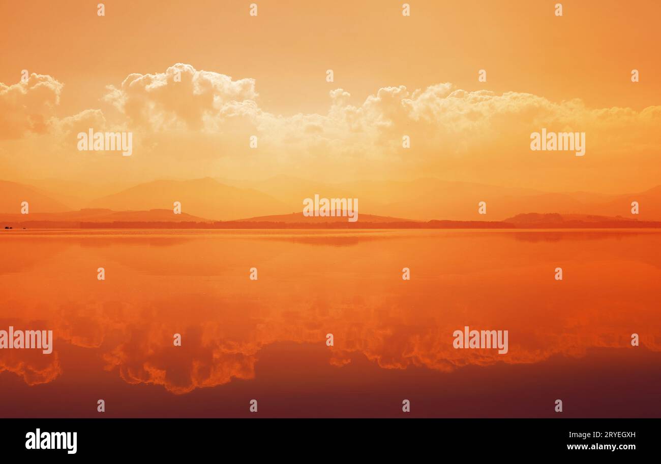 Remote mountain sunset hi-res stock photography and images - Alamy