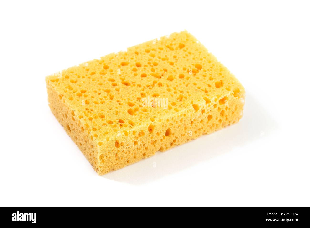 Yellow washing sponge texture hi-res stock photography and images - Alamy