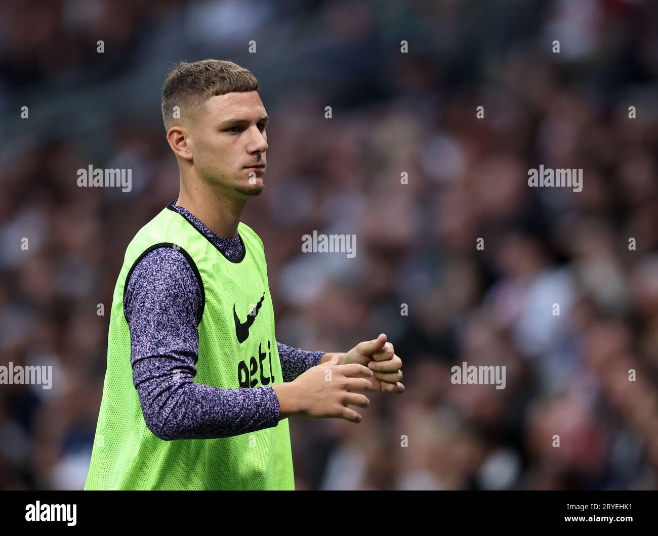 London, UK. 30th Sep, 2023. Jamie Donley of Tottenham during the ...