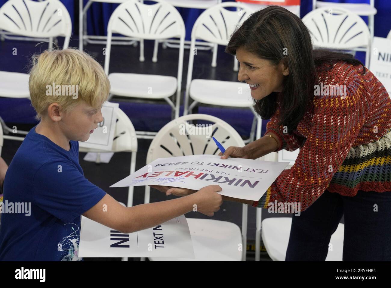 Republican presidential hopeful and former South Carolina Gov. Nikki ...