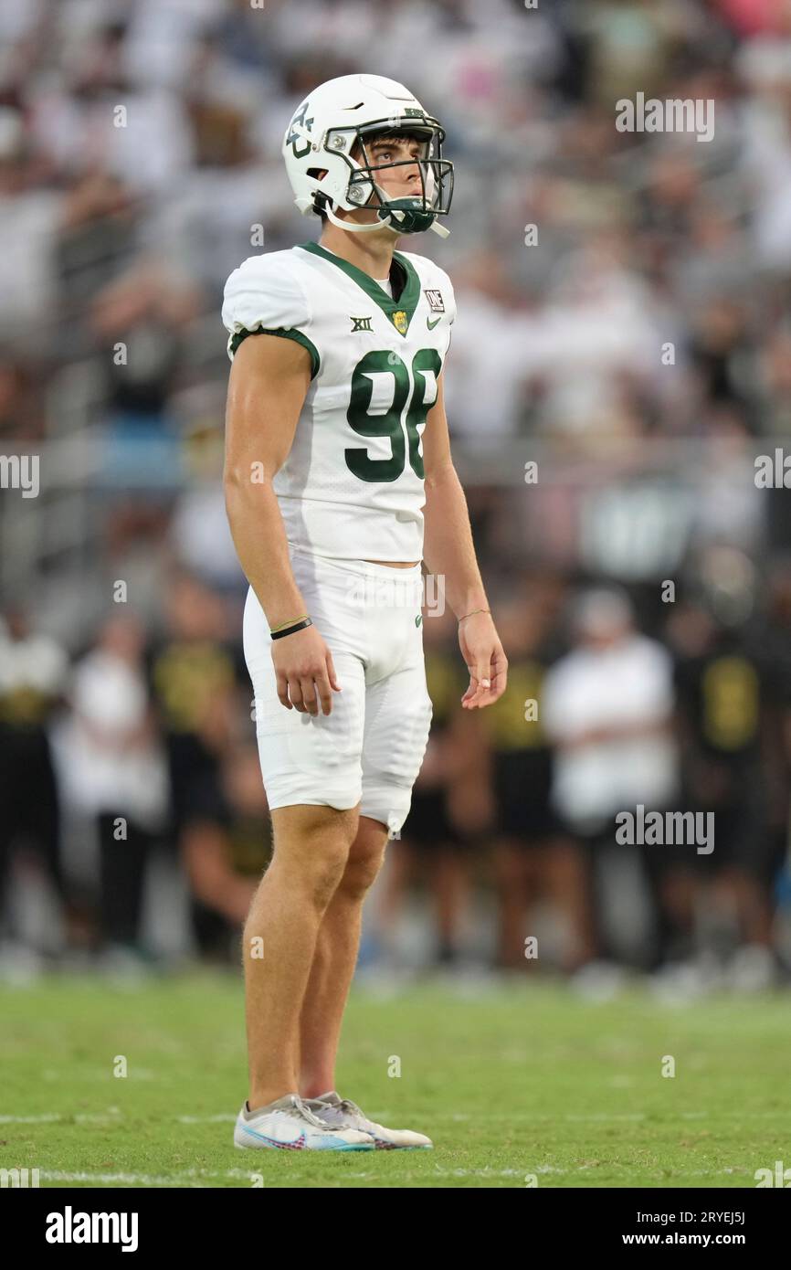 ORLANDO, FL - SEPTEMBER 30: Baylor Bears place kicker Isaiah Hankins ...