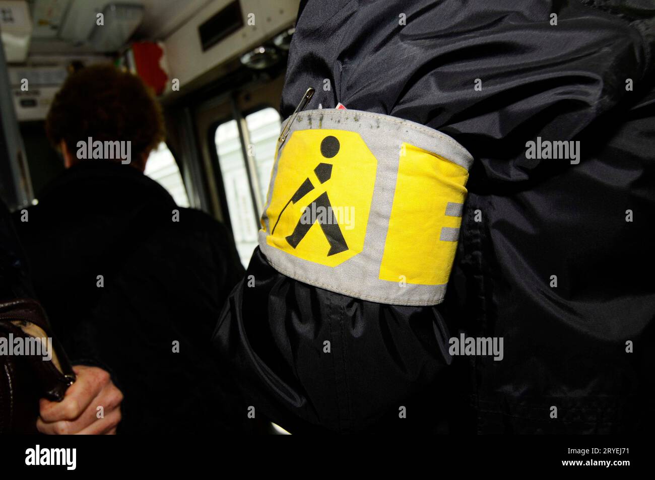 Person with a blind loop on arm Stock Photo - Alamy