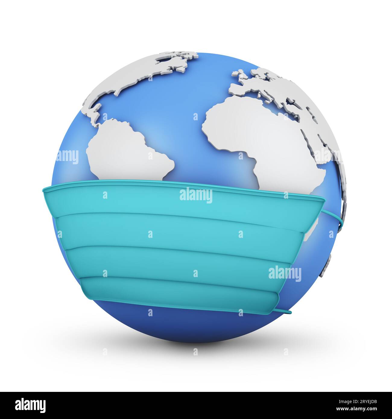 Globe mask hi-res stock photography and images - Alamy