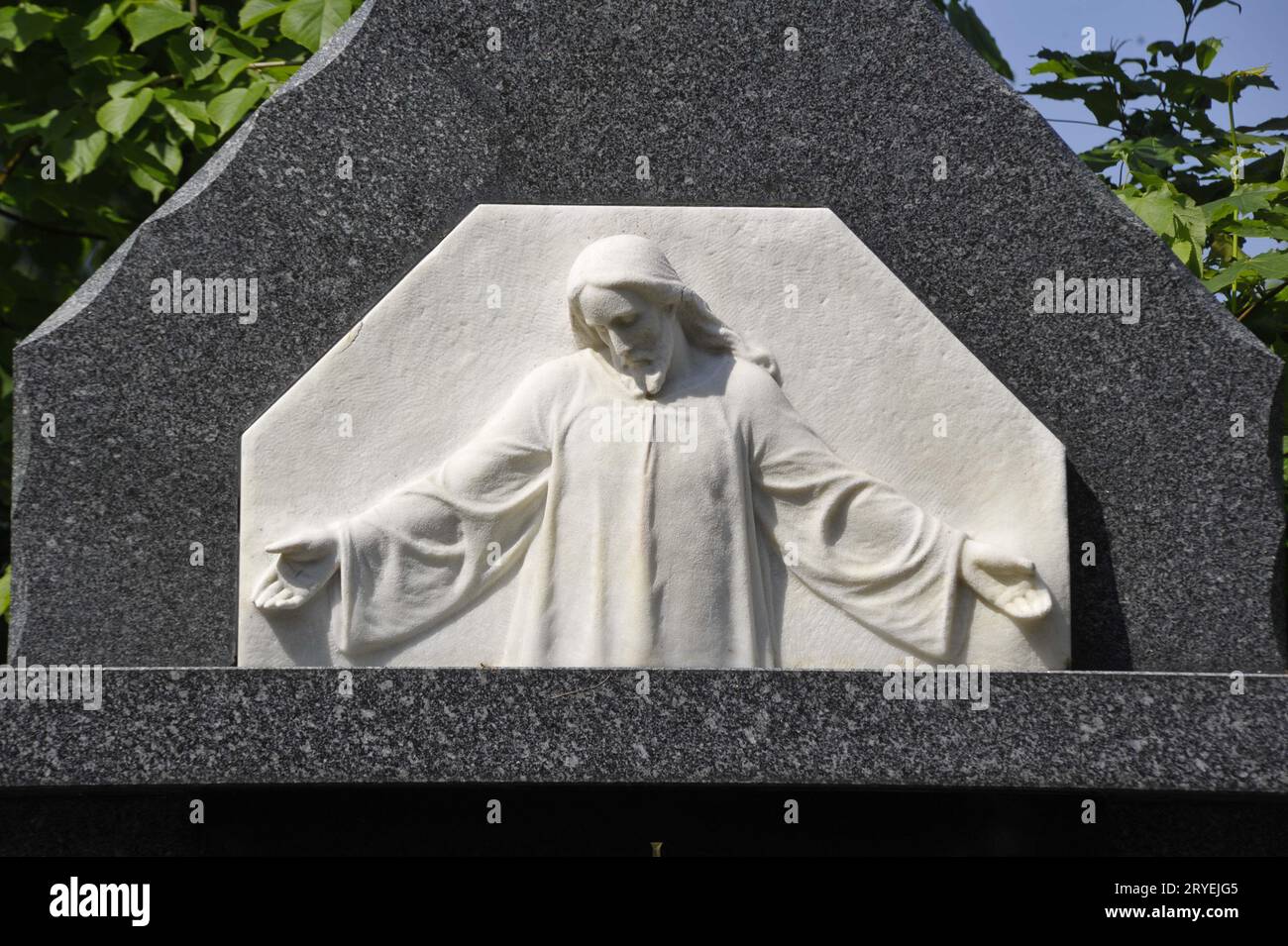 Jesus Christ monument in stone Stock Photo - Alamy