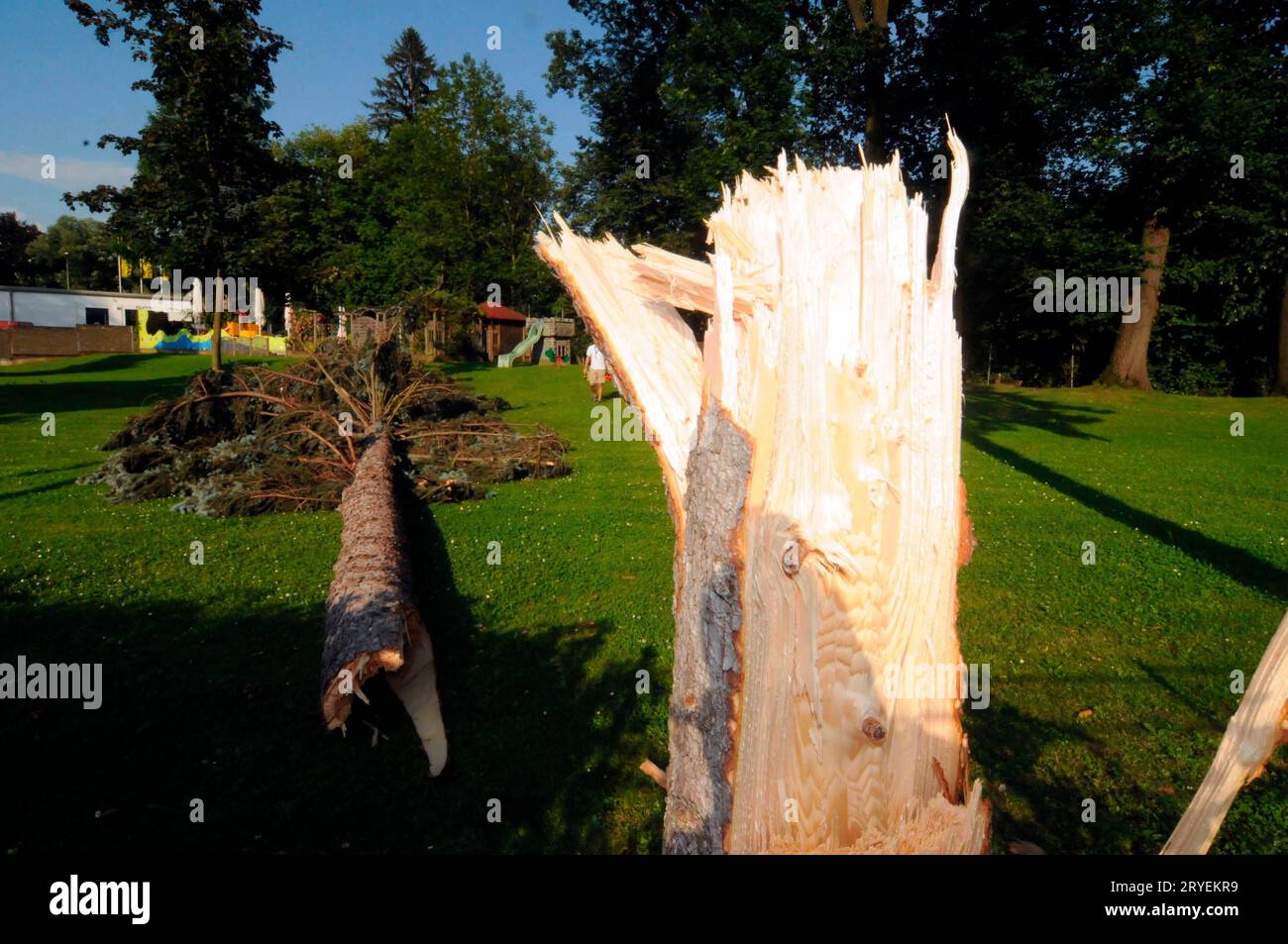 Wind gust damage hi-res stock photography and images - Alamy