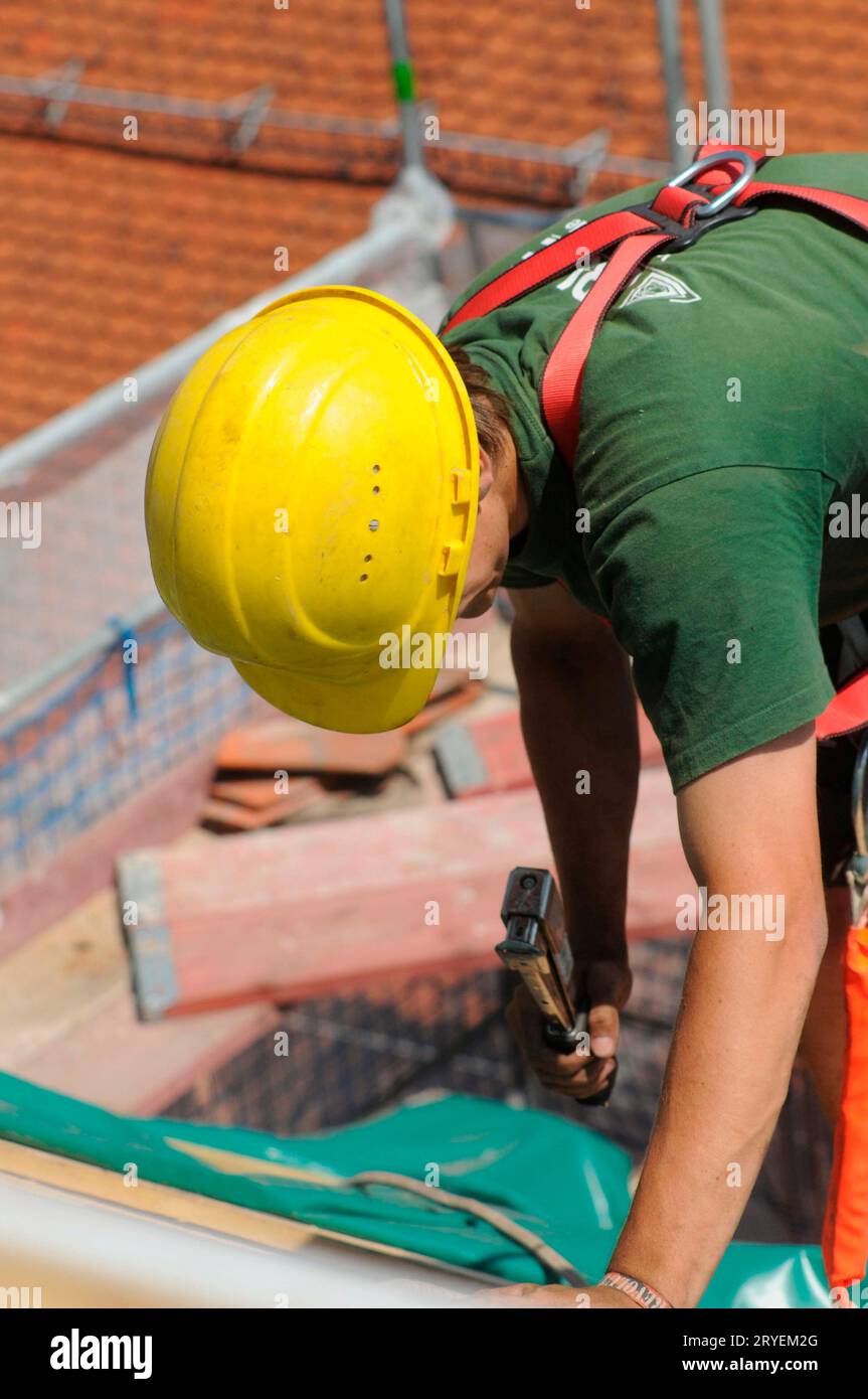 Helmet industrial security safety hi-res stock photography and images ...