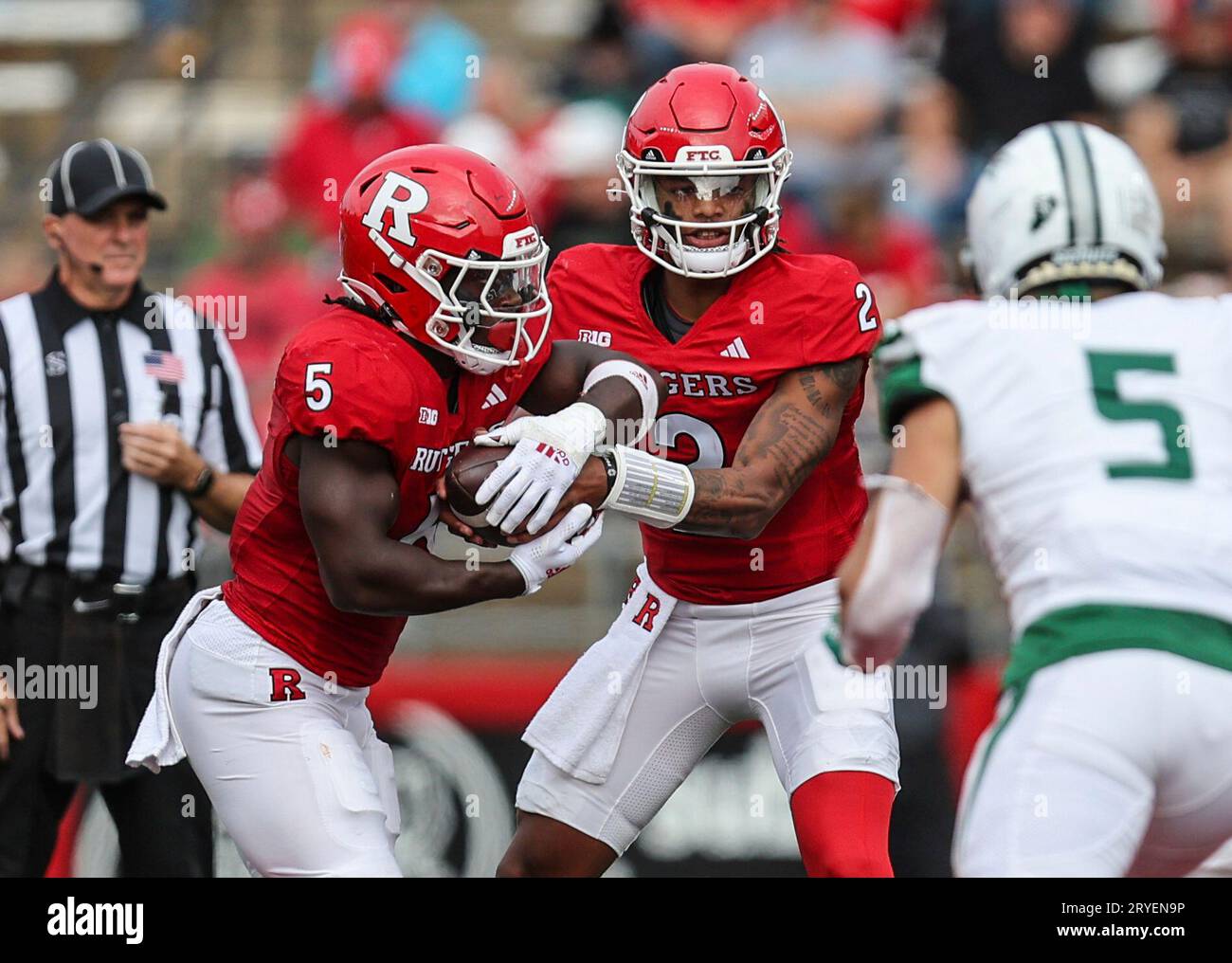 September 30, 2023: Rutgers Scarlet Knights quarterback Gavin Wimsatt ...