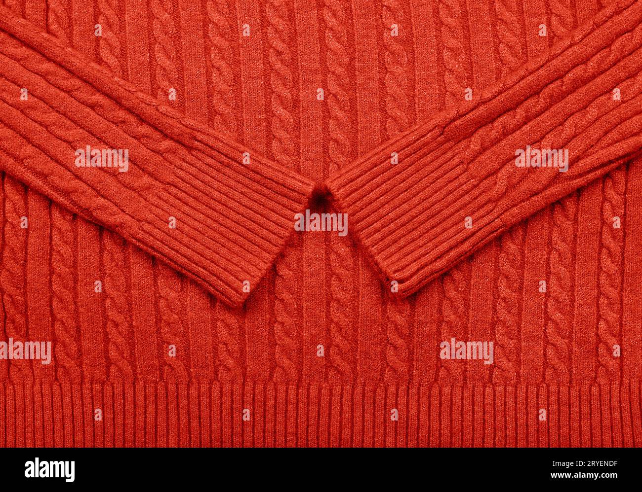 Red wool texture hi-res stock photography and images - Alamy