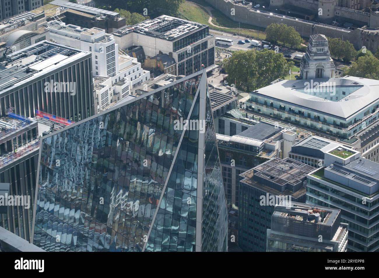 The Scalpel Building seen from the Horizon 22 viewing platform Stock ...